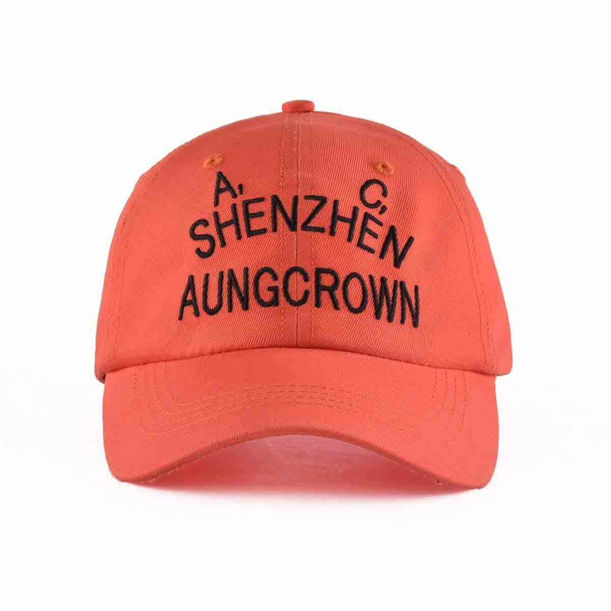 Flat Embroidery Curved Brim Dad Baseball Cap in 5 Colors ACNA2011121 ...