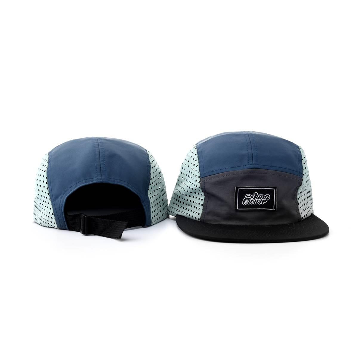 Custom Flat Brim 5 Panel Running Hat SFA-210602-1 - Aungcrown.com