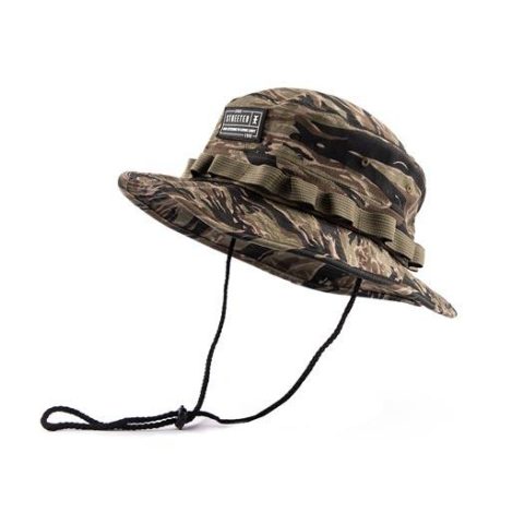 Outdoor Camo Twill Flat Embroidery Military Rubber Patch Army Bucket ...