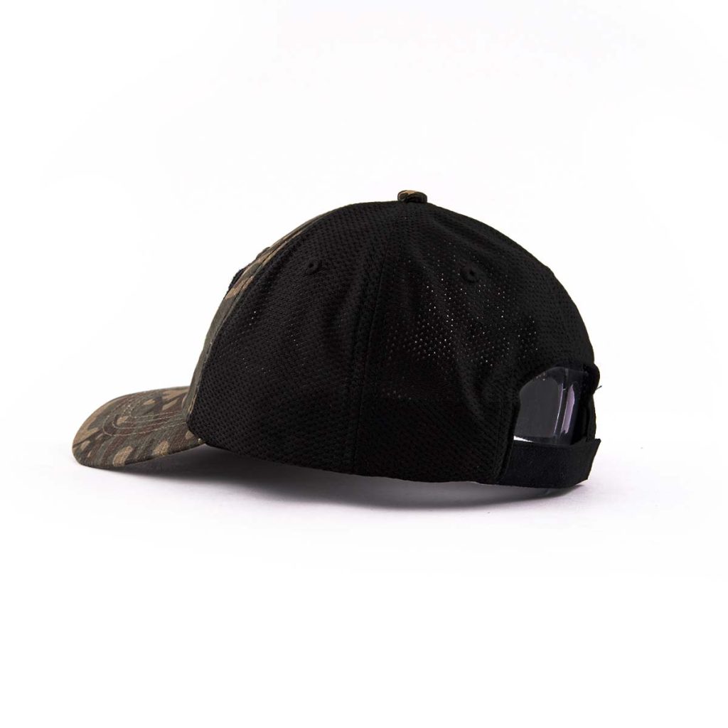 Camo cotton Velcro applique mesh trucker hat KN2101292 - Aungcrown.com