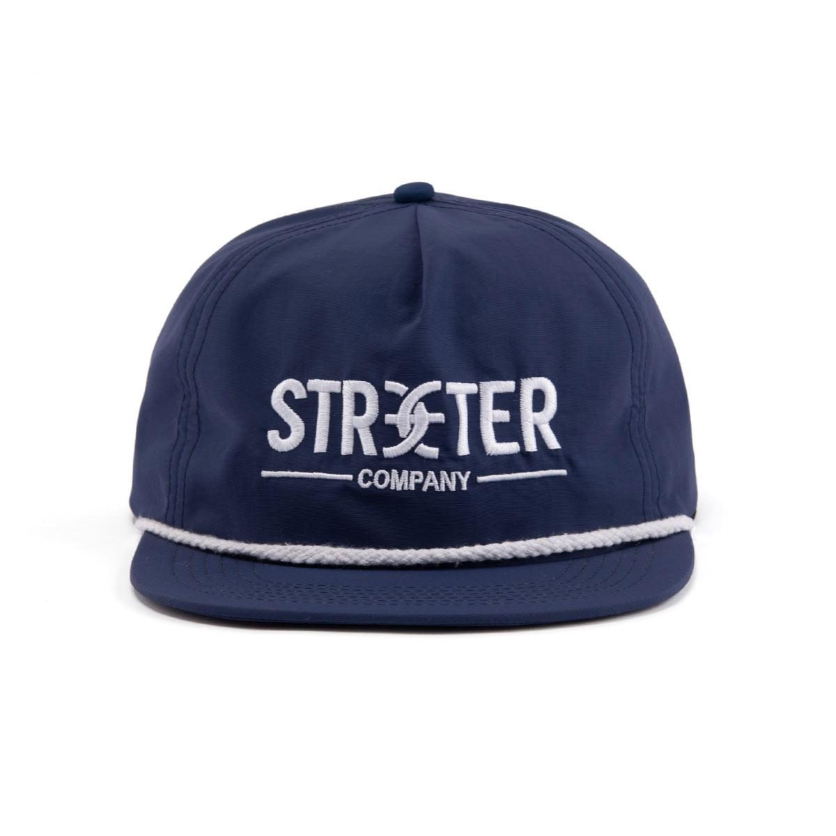 Unisex 5-Panel Navy Blue Snapback Hat for Outdoor KN2103042 - Aungcrown.com
