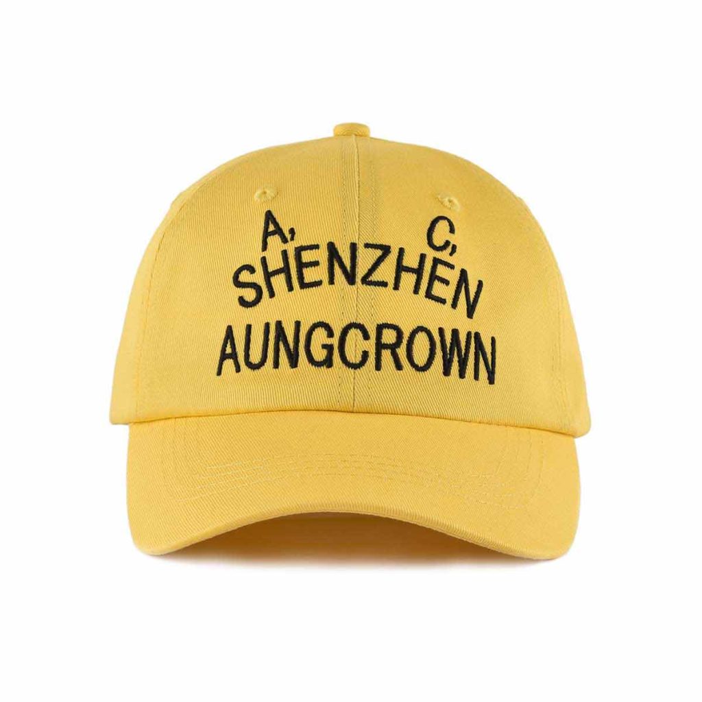Custom Cotton Embroidery Letters 6-Panel Baseball Cap With Logo ...