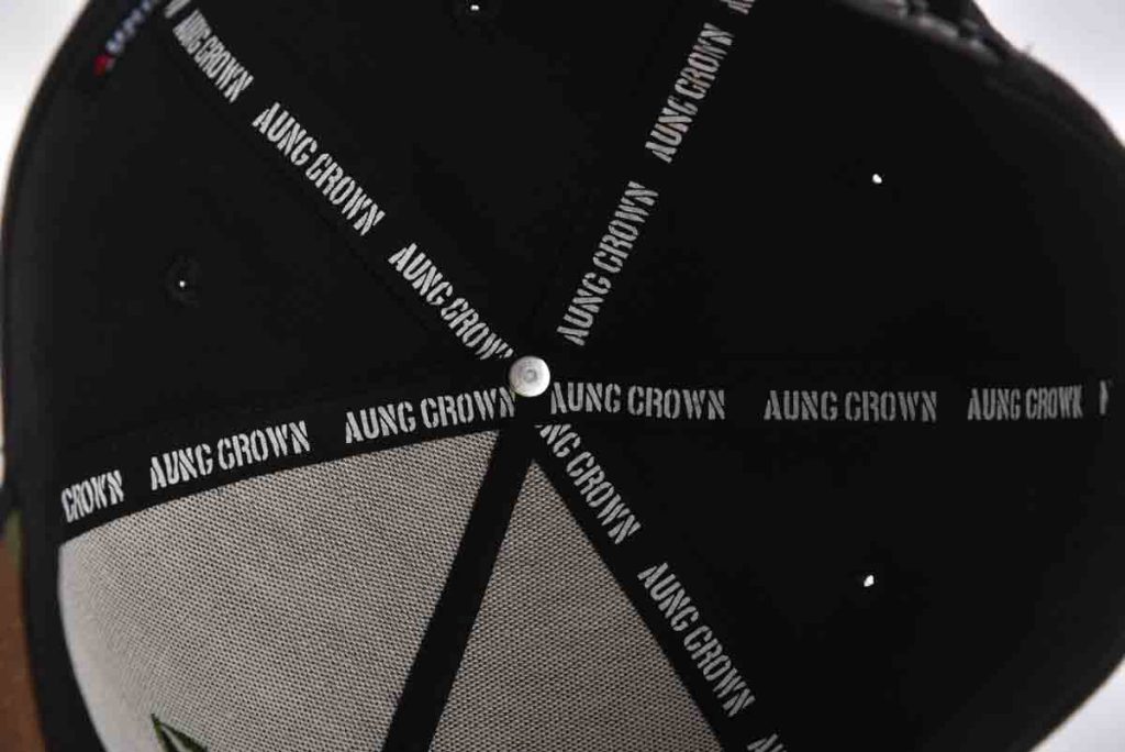 Men’s All Black Baseball Cap with 6 Panels KN2012041 - Aungcrown.com