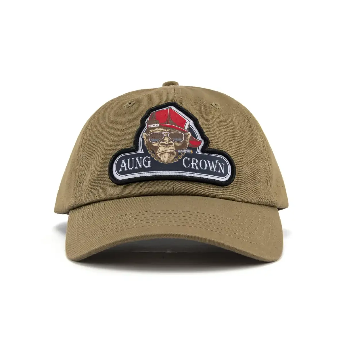 Unconstructed Olive Green Baseball Cap Dad Cap for Men KN2101051 ...