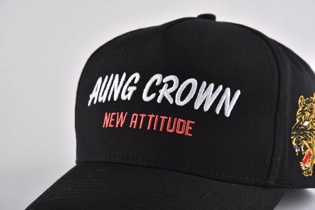 Structured Men’s Black Baseball Cap with 6 Panels KN2012151 - Aungcrown.com