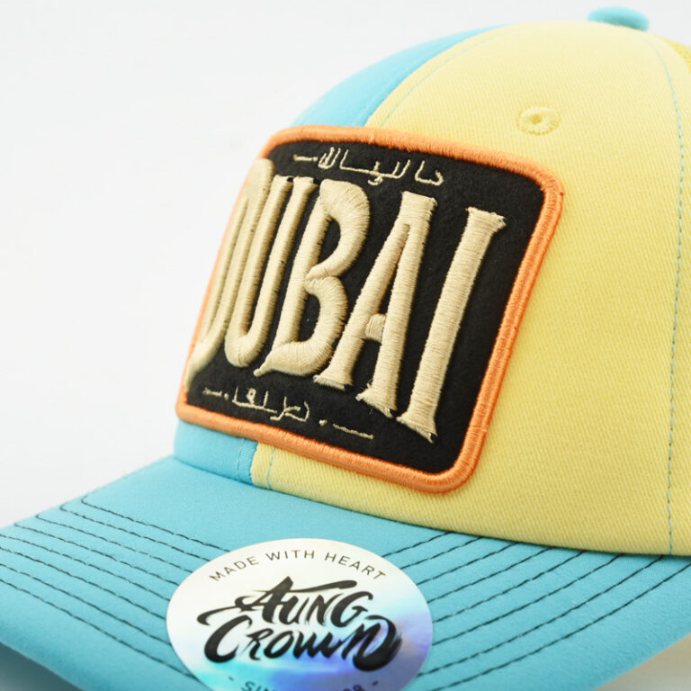 Custom 6 Panel Structured Embroidered Logo Mesh Hat With Curl Bill SFA ...